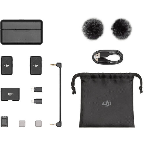 DJI Mic 2-Person Compact Digital Wireless Mic Kit – Red Finch Rental